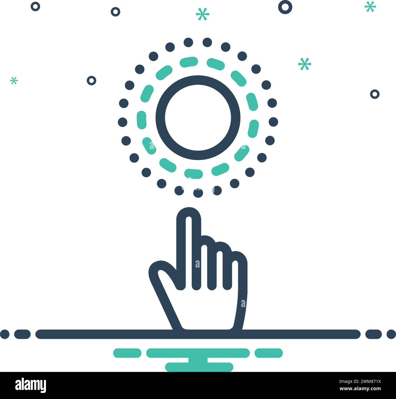 Stato toccato Immagini Vettoriali Stock - Alamy