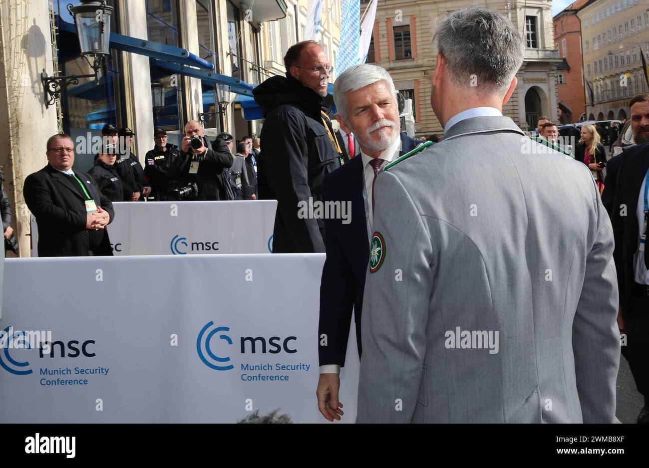 Der Präsident der Tschechischen Republik, Petr Pavel, bei seiner ...