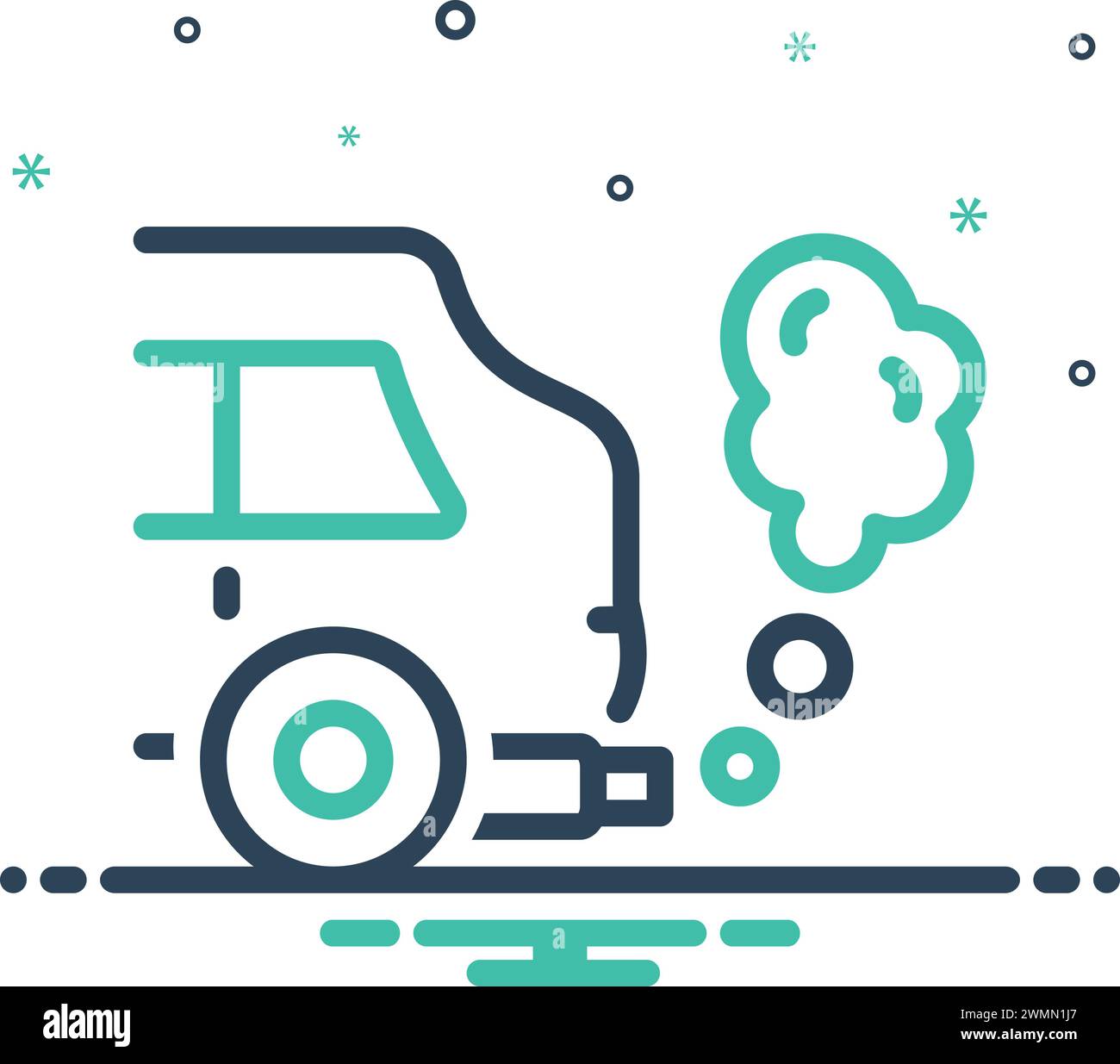 Inquinamento scarico Immagini Vettoriali Stock - Alamy