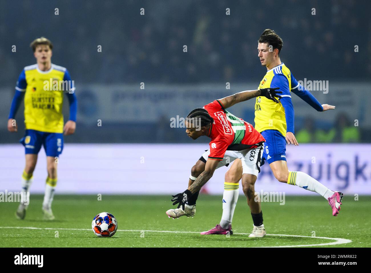 LEEUWARDEN - (l-r) Sontje Hansen del NEC Nijmegen, Jeremy van Mullem ...