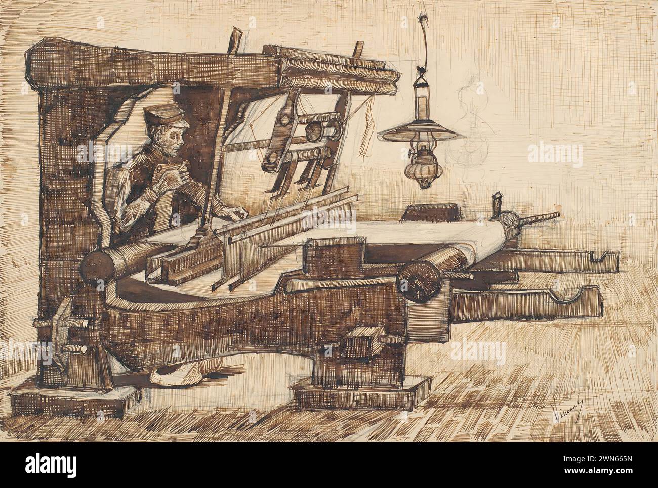 Tessitore 1884 arte della pittura immagini e fotografie stock ad alta ...