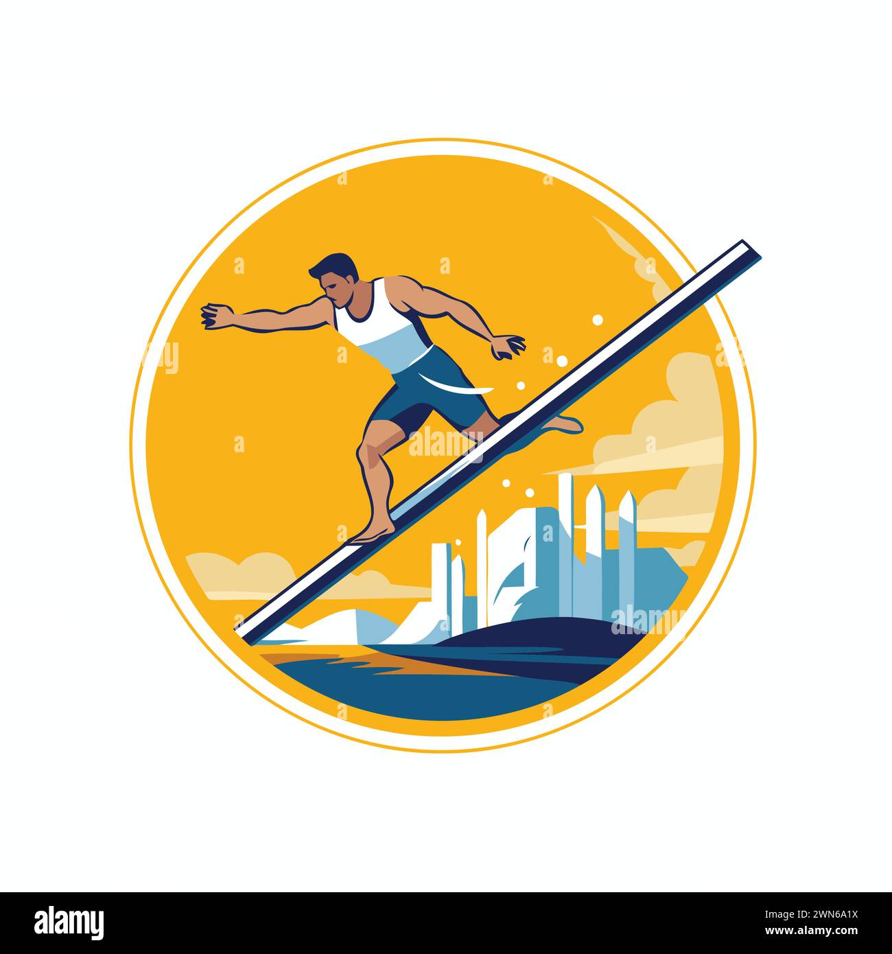 Una traversa Immagini Vettoriali Stock - Alamy