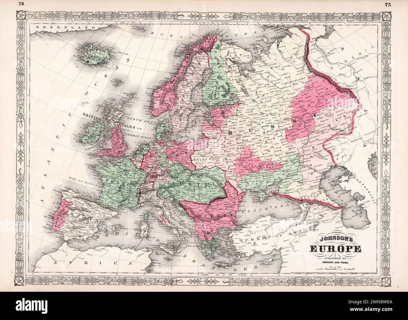 Vintage mapa de europa immagini e fotografie stock ad alta risoluzione - Alamy