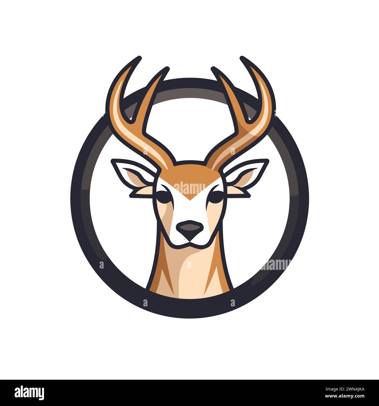 Cervo in cerchio Immagini senza sfondo e Foto Stock ritagliate - Alamy