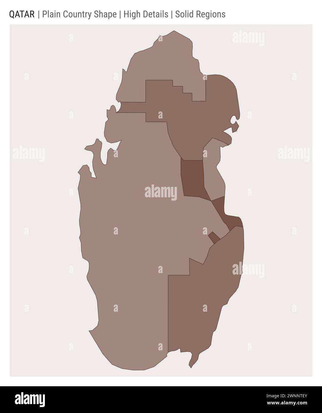 Mappa qatar dettagli immagini e fotografie stock ad alta risoluzione ...