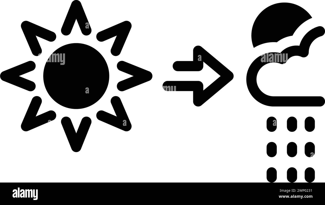 Simbolo del cambiamento climatico Foto e Immagini Stock in Bianco e ...