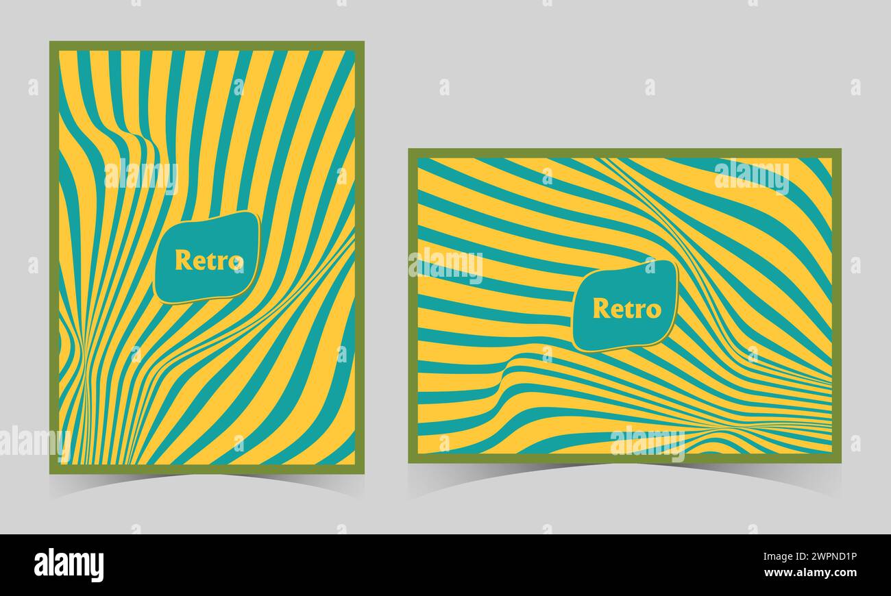 70s wallpaper vintage Immagini Vettoriali Stock - Alamy