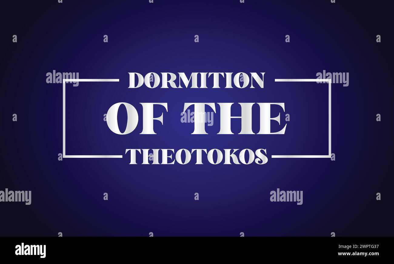 La santissima theotokos Immagini Vettoriali Stock - Alamy