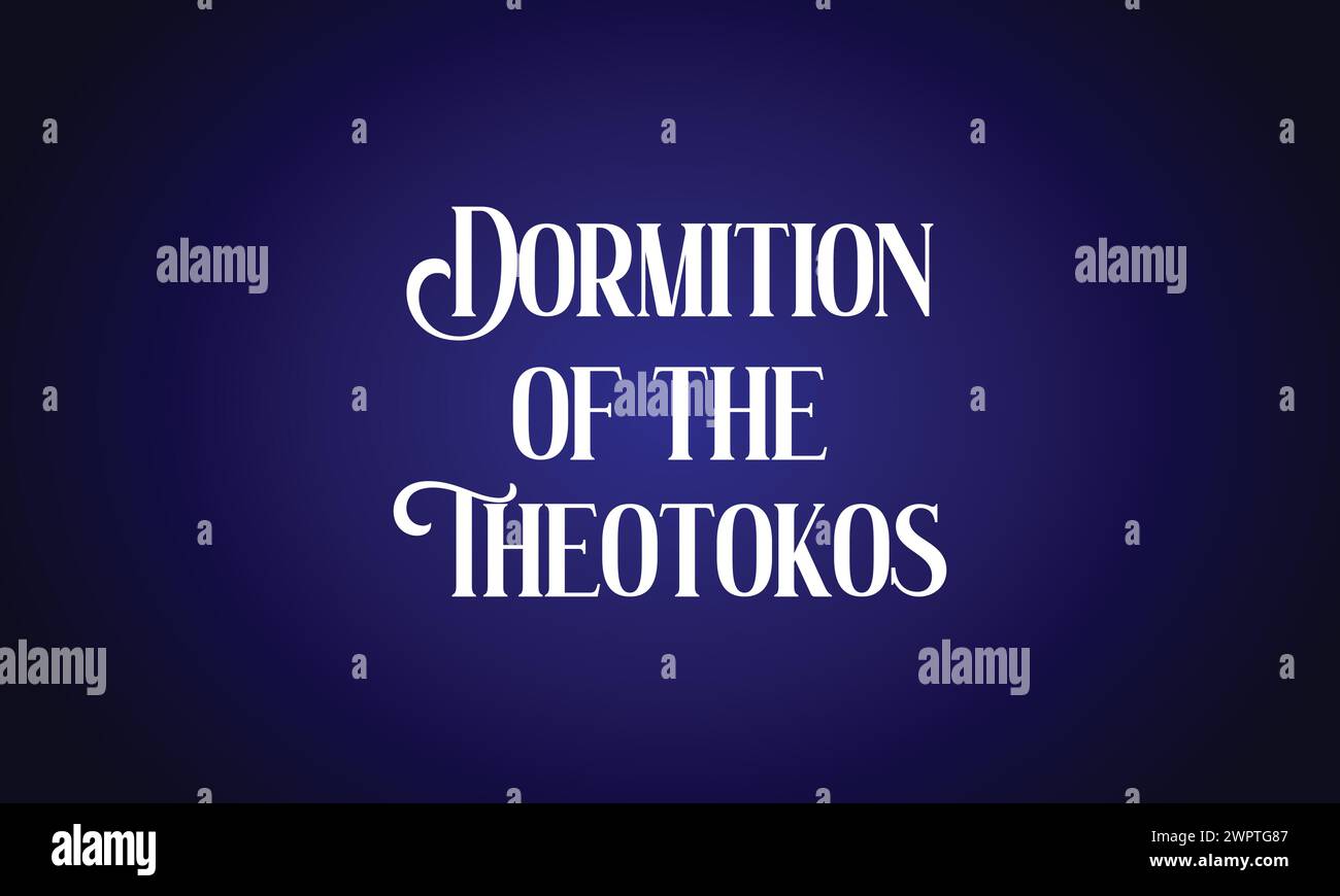 La santissima theotokos Immagini Vettoriali Stock - Alamy