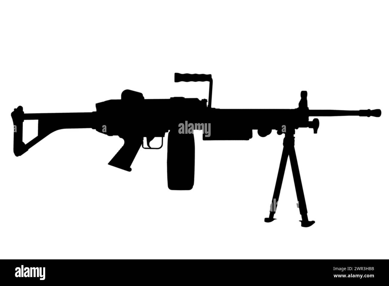 M249 saw Immagini senza sfondo e Foto Stock ritagliate - Alamy