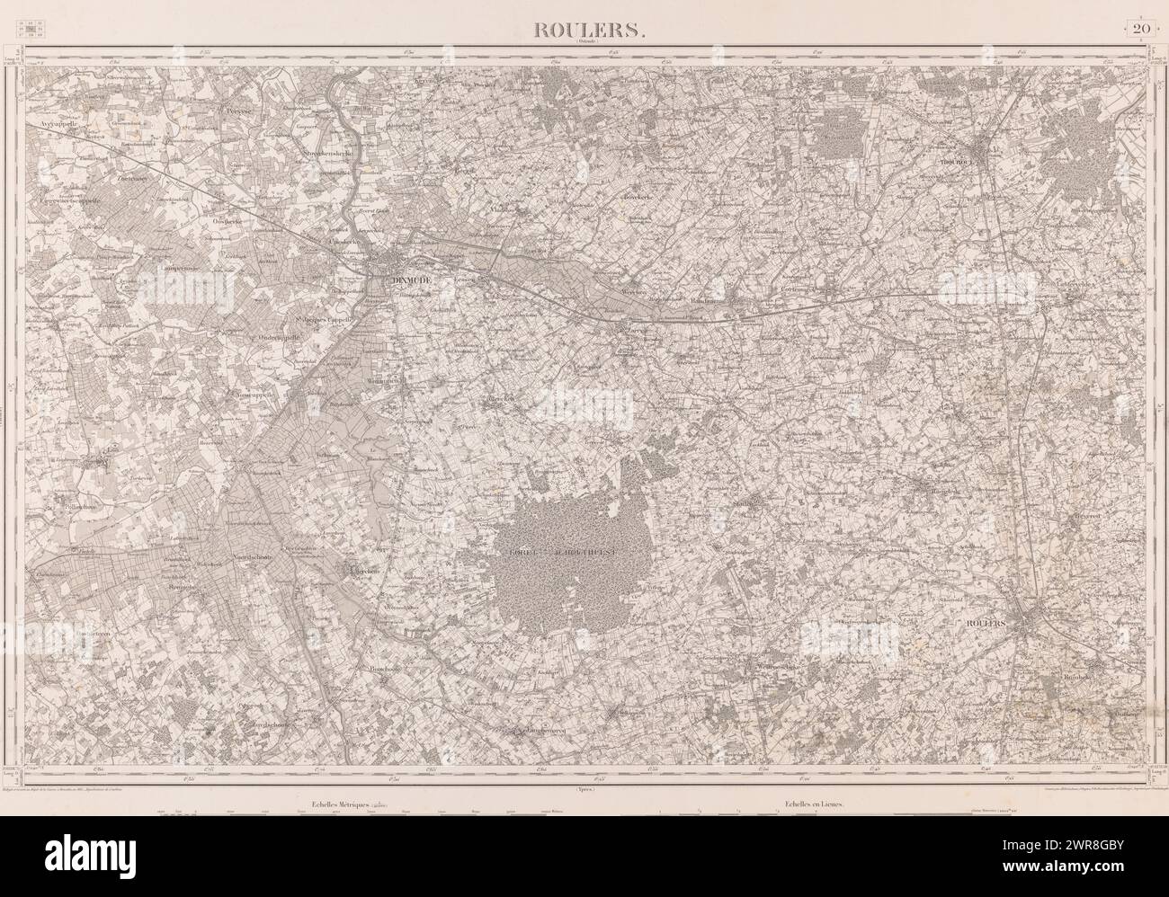 Mappa dell'area di roeselare immagini e fotografie stock ad alta ...