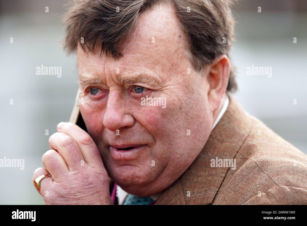 Allenatore Nicky Henderson il secondo giorno del Cheltenham Festival ...