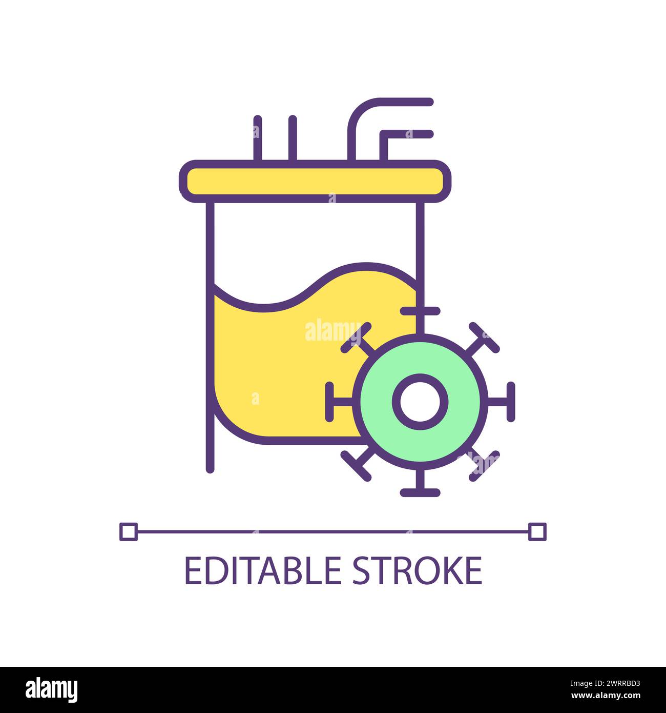 Bioreactor cartoon Immagini Vettoriali Stock - Alamy