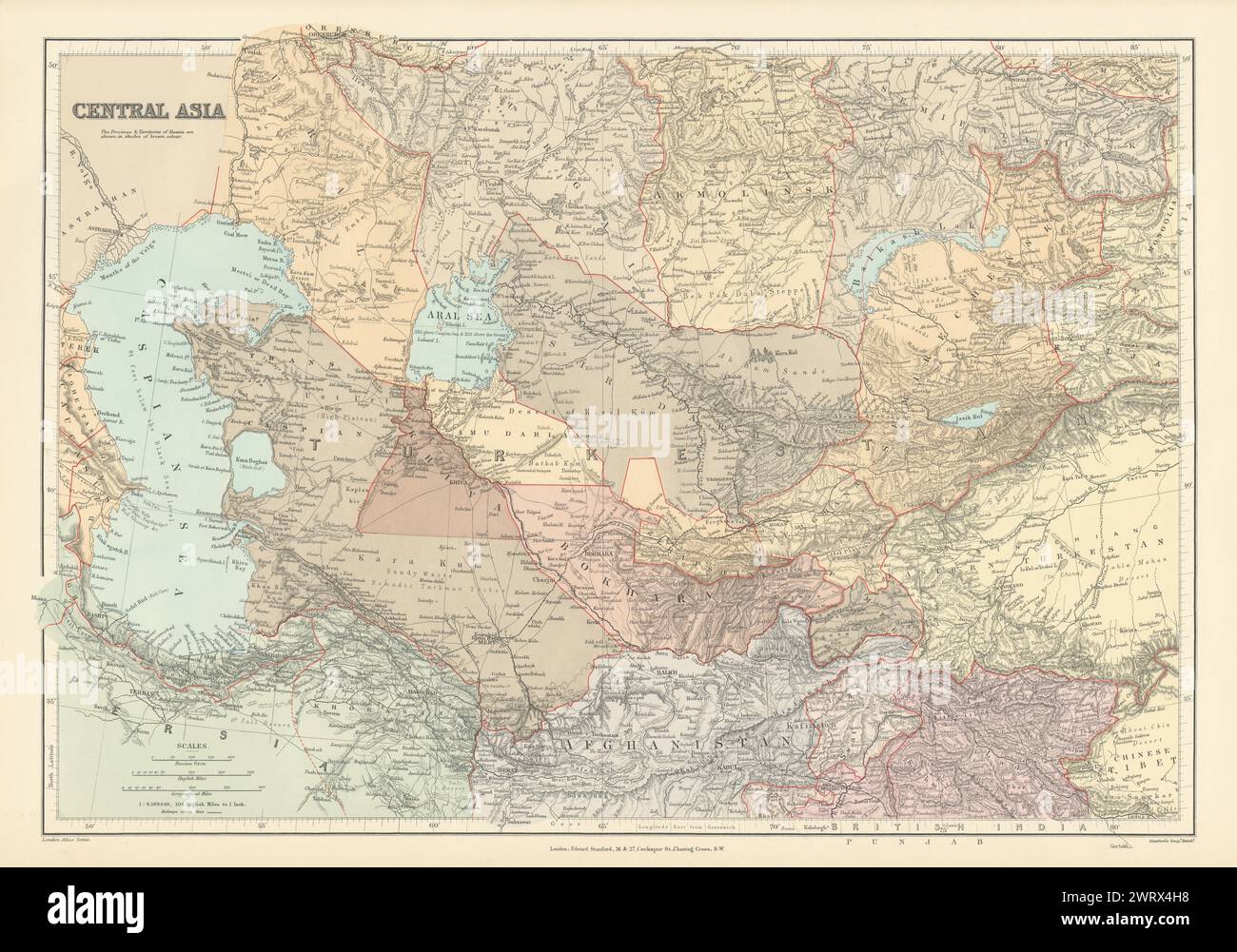 Lago d'aral mappa geografica immagini e fotografie stock ad alta ...