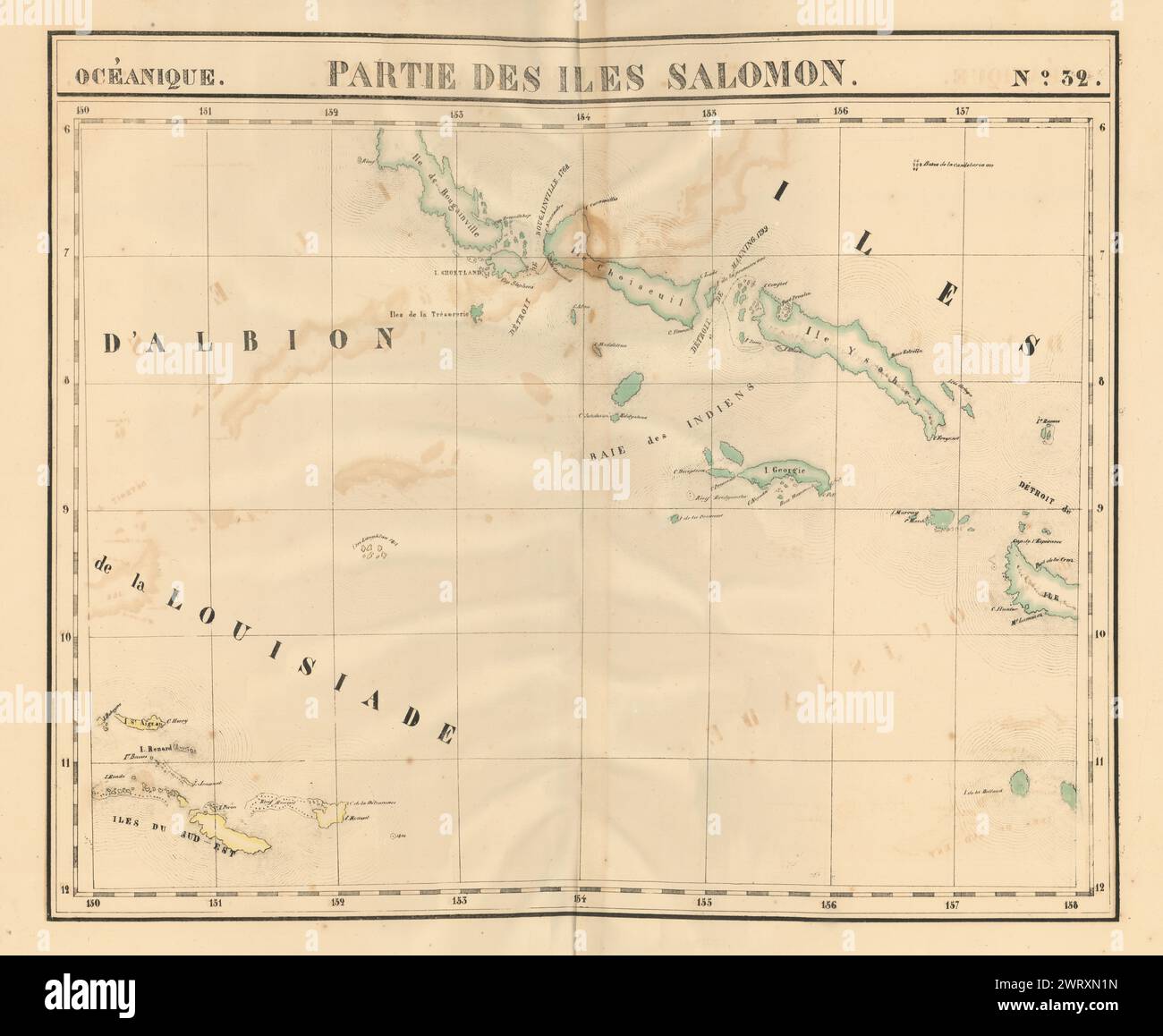 Mappa delle isole salomone immagini e fotografie stock ad alta ...
