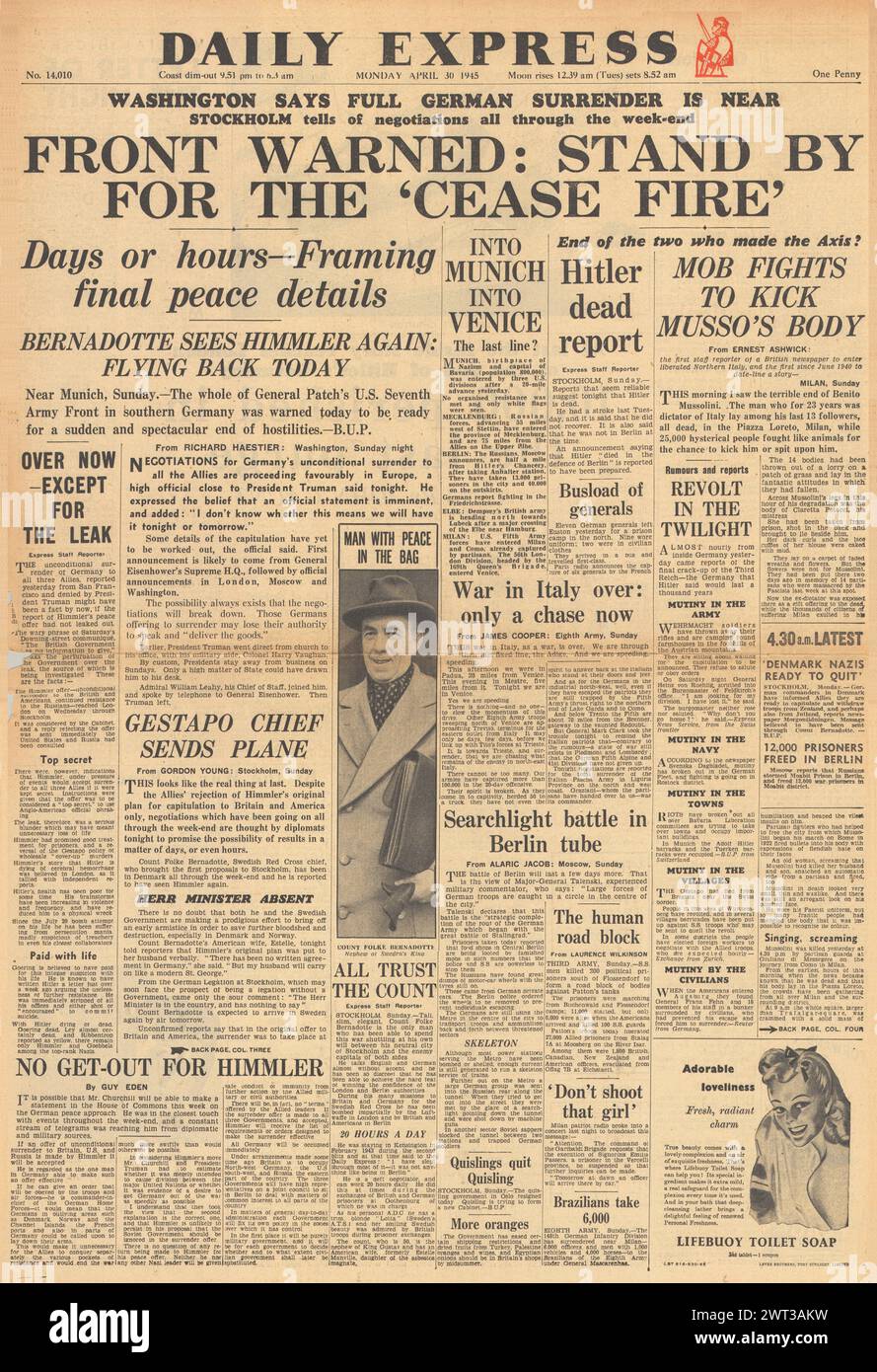 Adolf hitler et benito mussolini rome immagini e fotografie stock ad ...