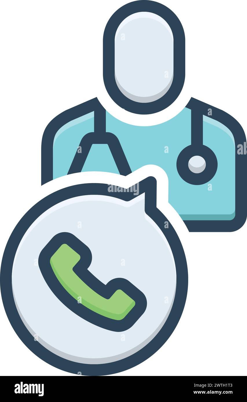 Chiamare il medico Immagini senza sfondo e Foto Stock ritagliate - Alamy