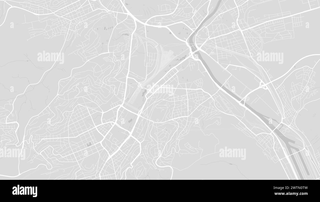 Mappa stradale di stoccarda Immagini Vettoriali Stock - Alamy