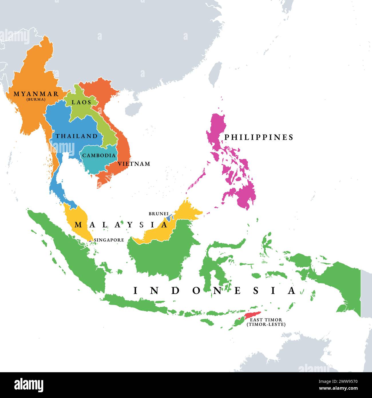 Carta geografica indonesia immagini e fotografie stock ad alta ...