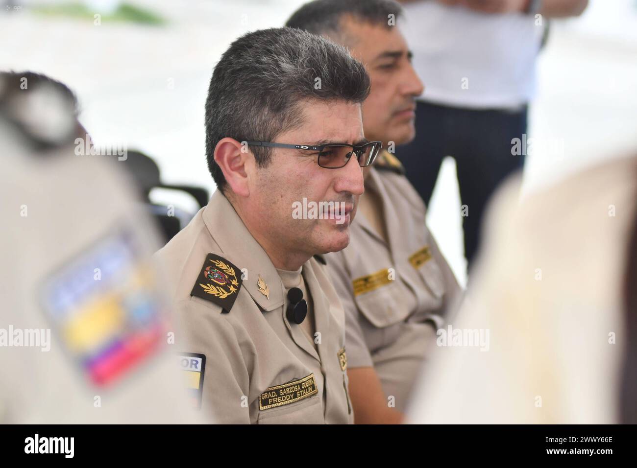 MANTA-POLICIA FICE EXTORSION Manta, 26 marzo 2024. Lanzamiento del Plan ...