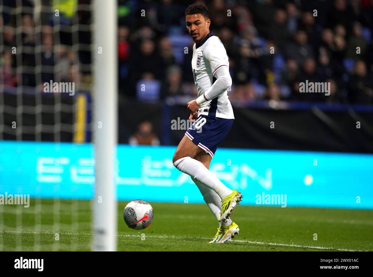 L'inglese Morgan Rogers segna il settimo gol della partita durante la ...