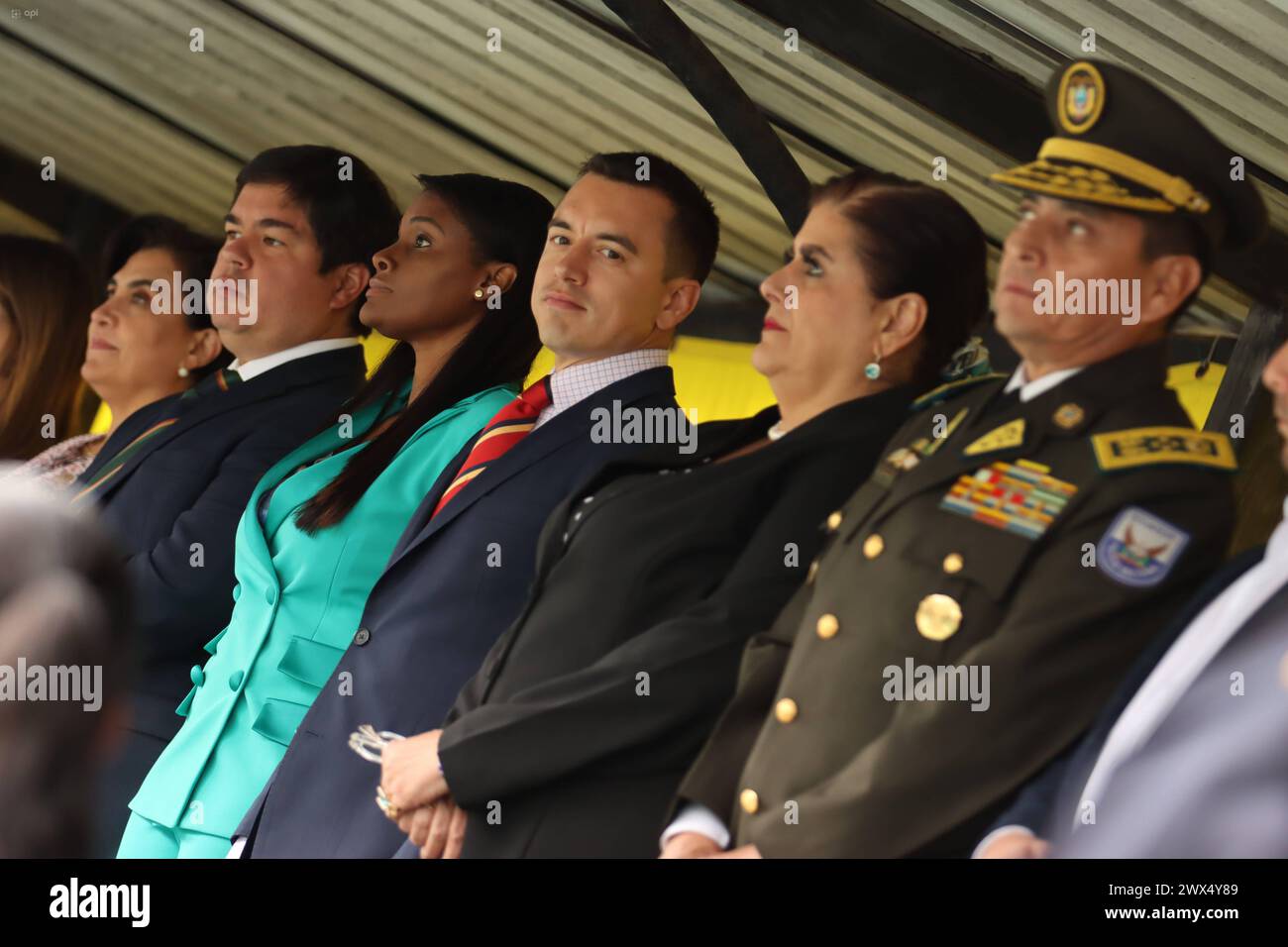 UIO-ANIVERSARIO-32-GOE Quito, 27 de marzo de 2024. El presidente Daniel ...