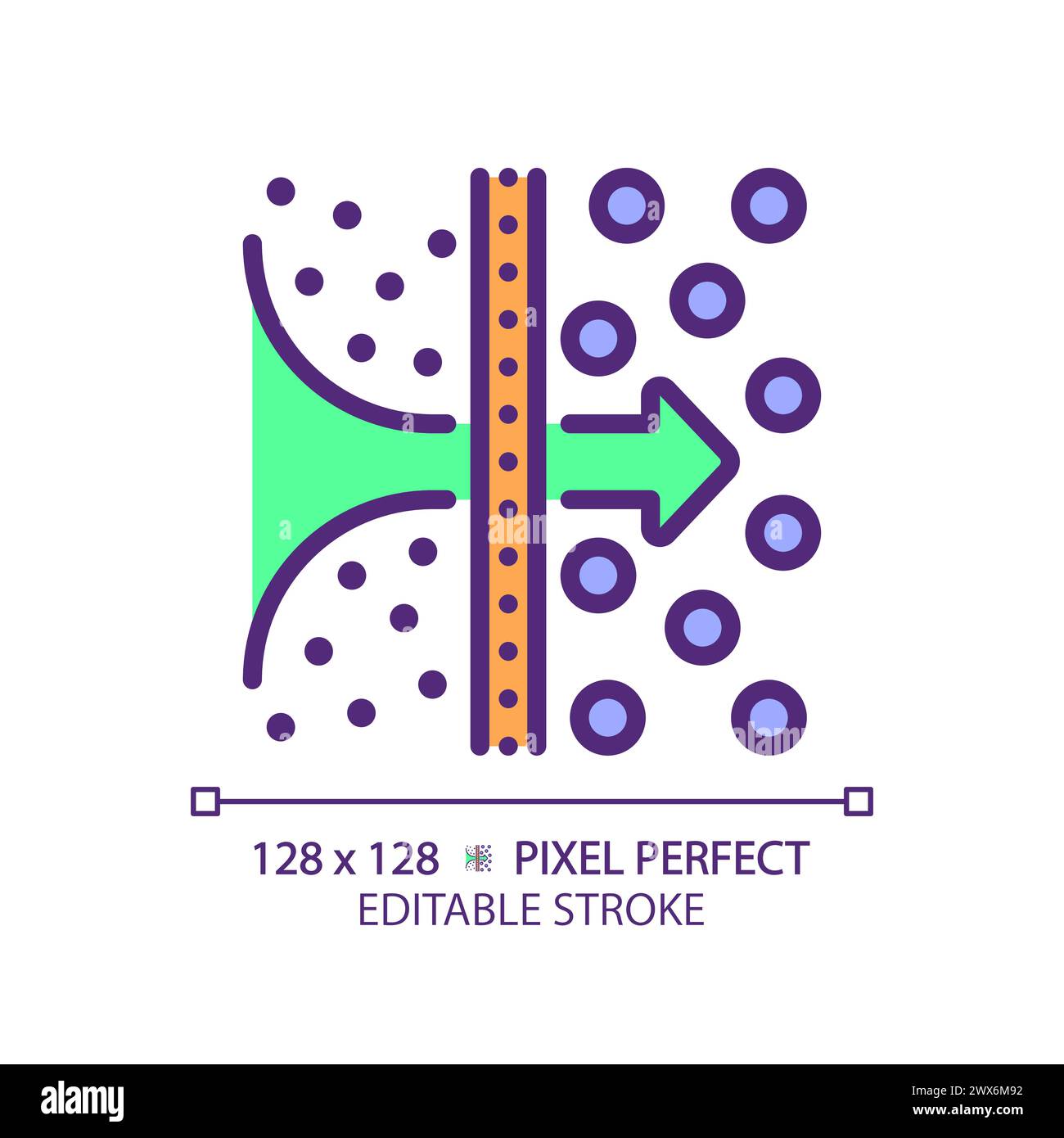 Diagramma di osmosi Immagini Vettoriali Stock - Alamy