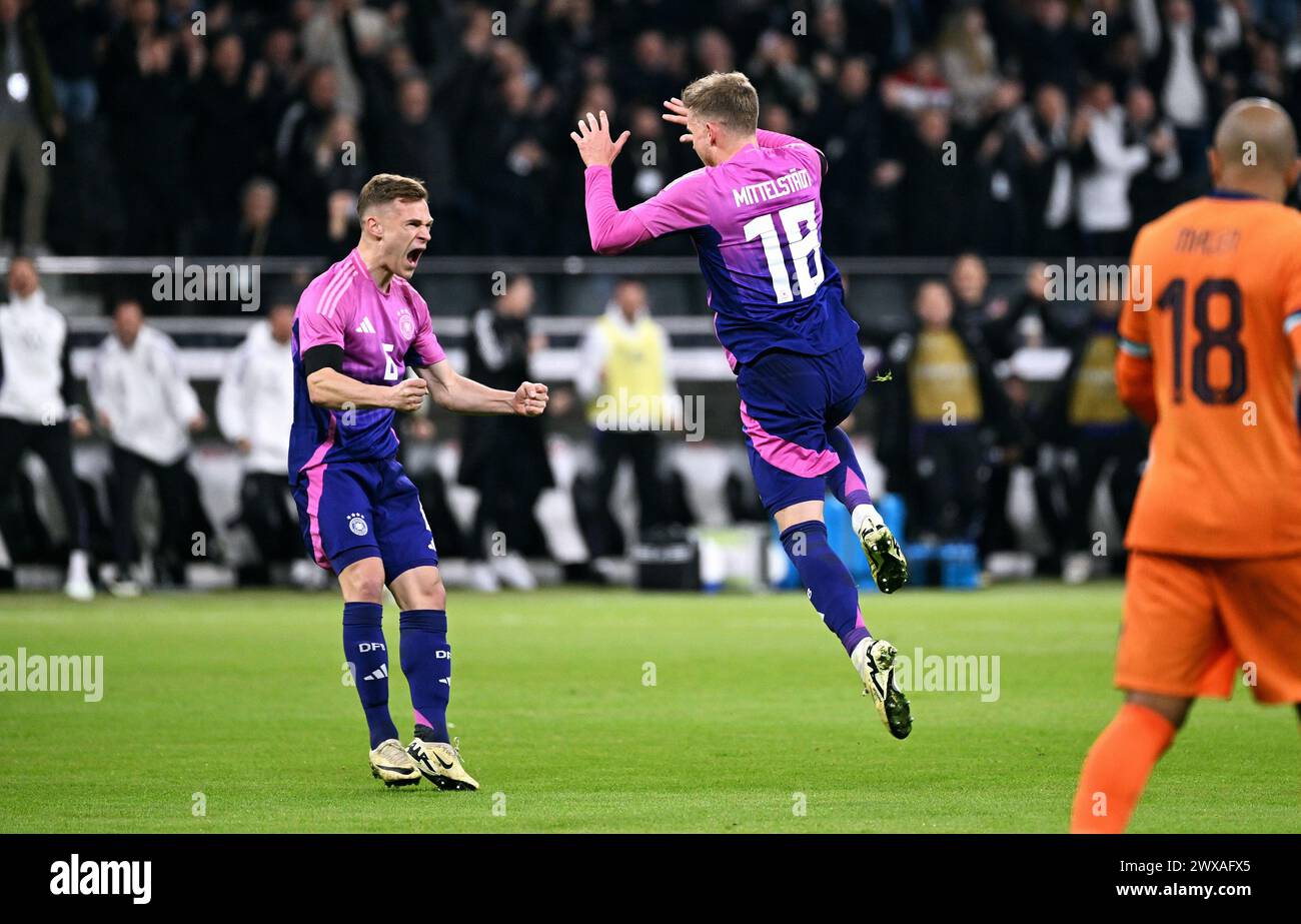 Calcio, partita internazionale, amichevole per Euro 2024, Deutsche Bank ...