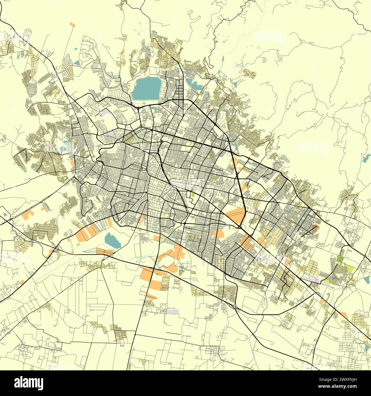 Guanajuato map immagini e fotografie stock ad alta risoluzione - Alamy