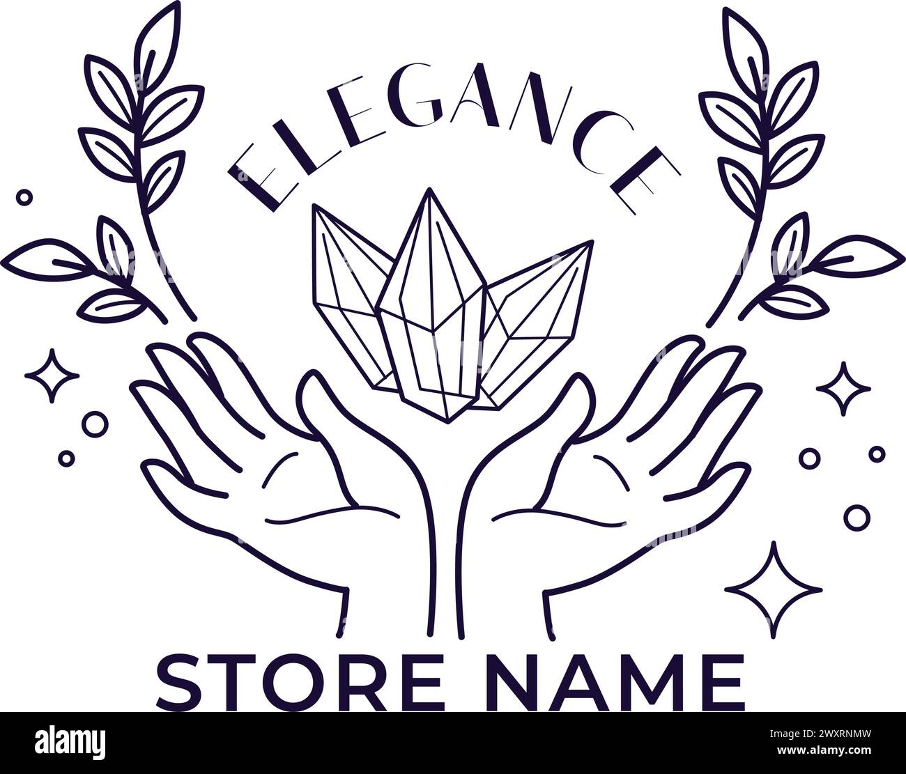 Gemma pura Immagini Vettoriali Stock - Alamy