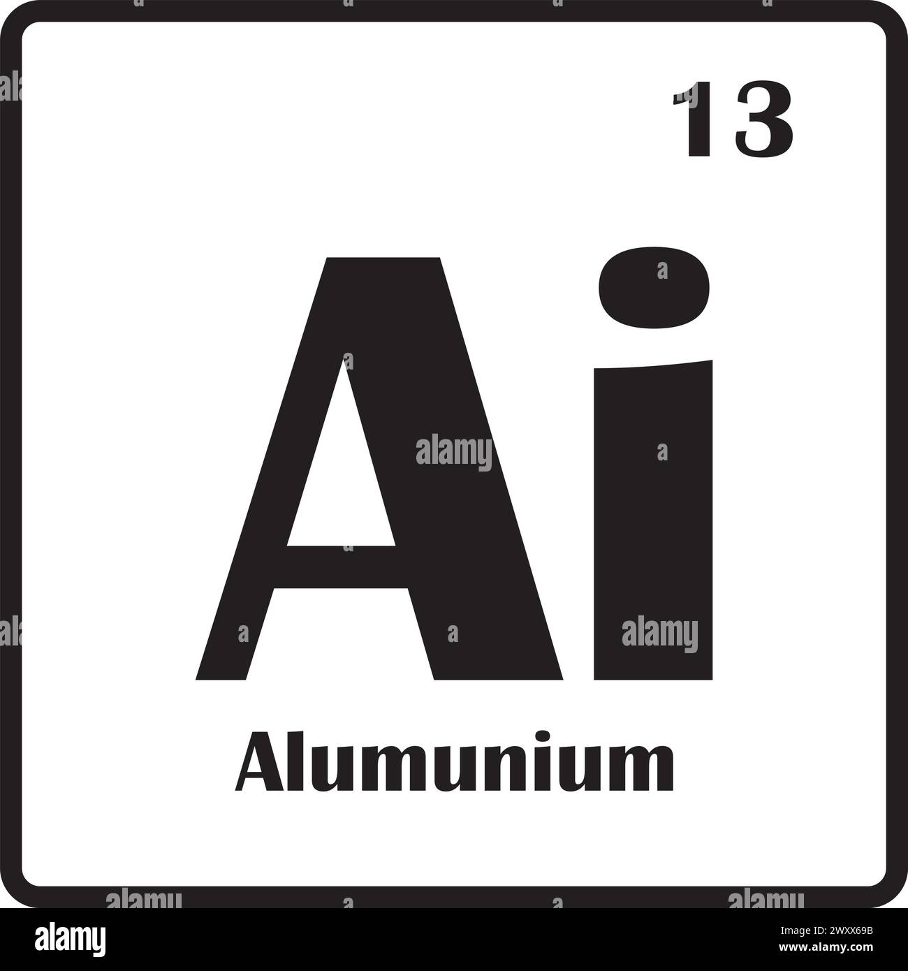 Tavola periodica alluminio immagini e fotografie stock ad alta ...