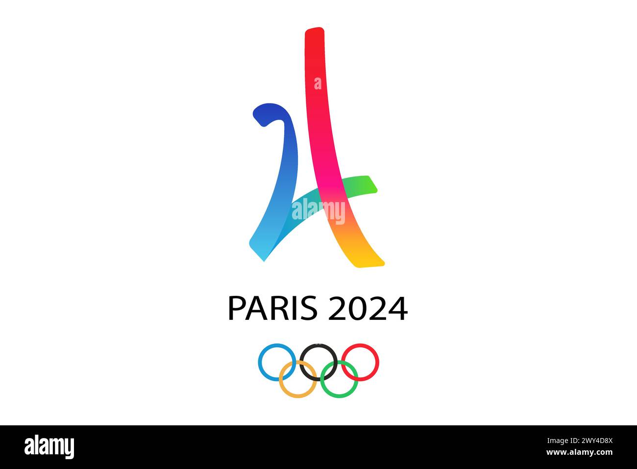 Paris 2024 logo Immagini Vettoriali Stock - Alamy