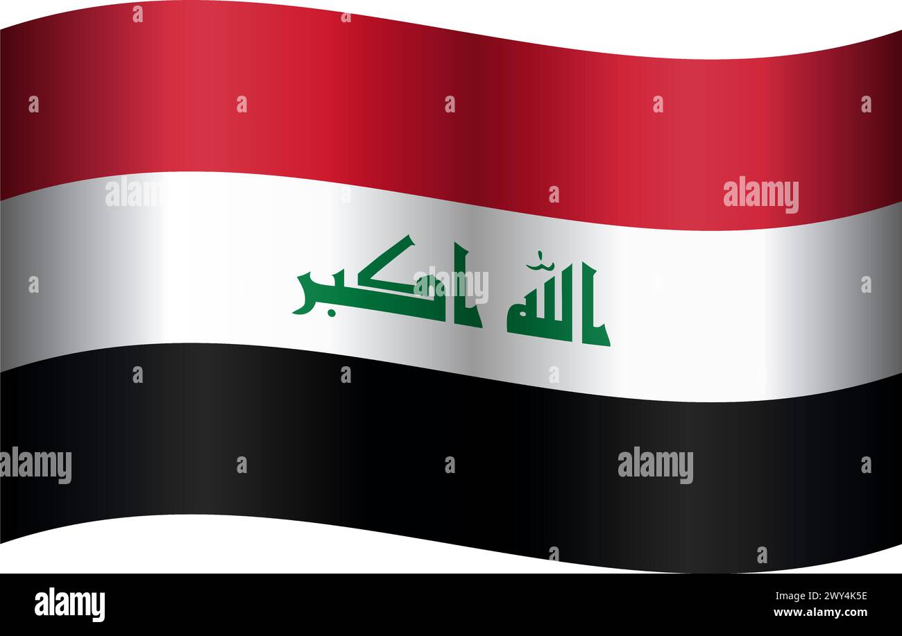 Iraq flag Immagini Vettoriali Stock - Alamy