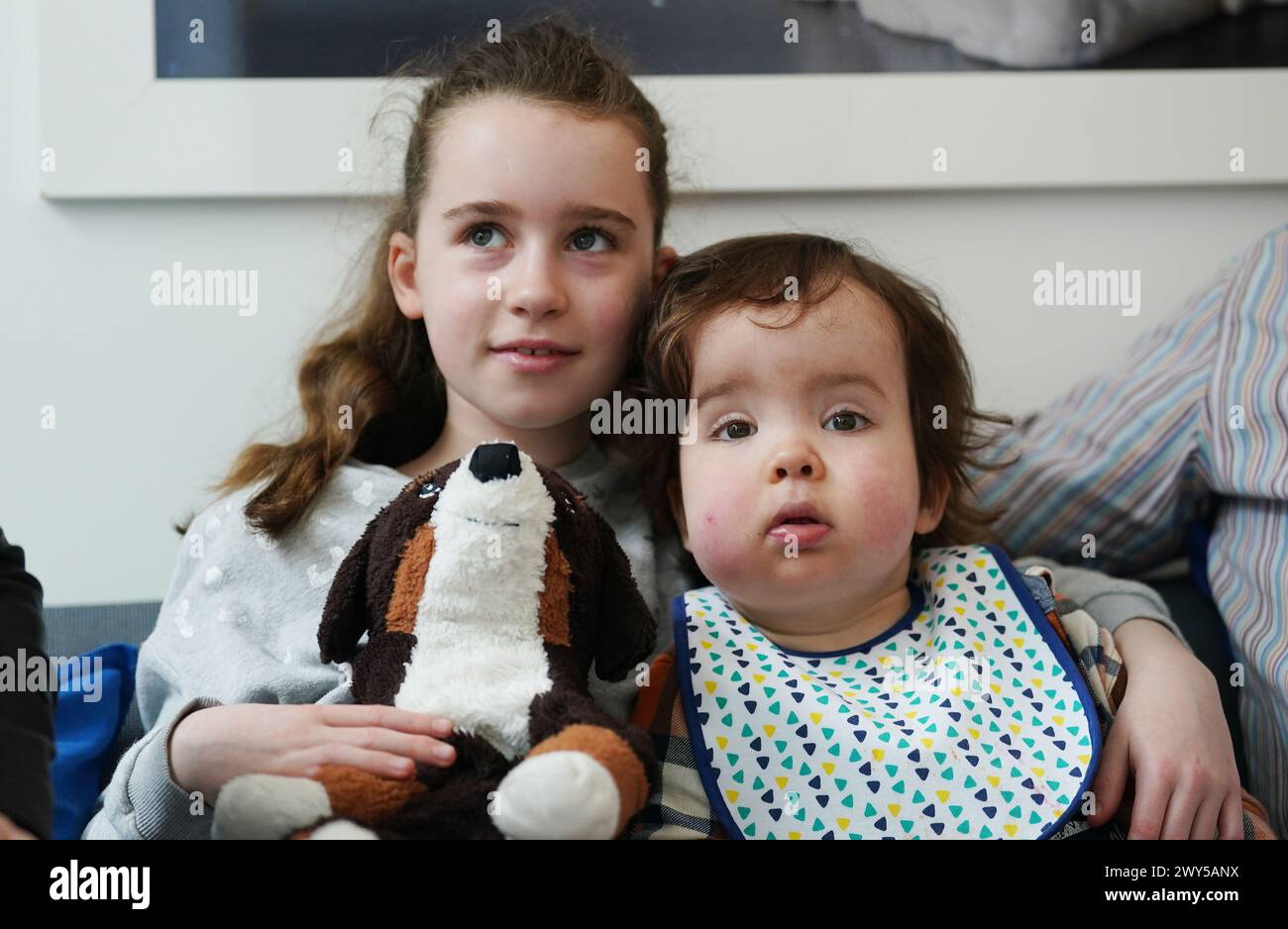 Sean Daly di due anni (a destra), a cui è stata diagnosticata una ...