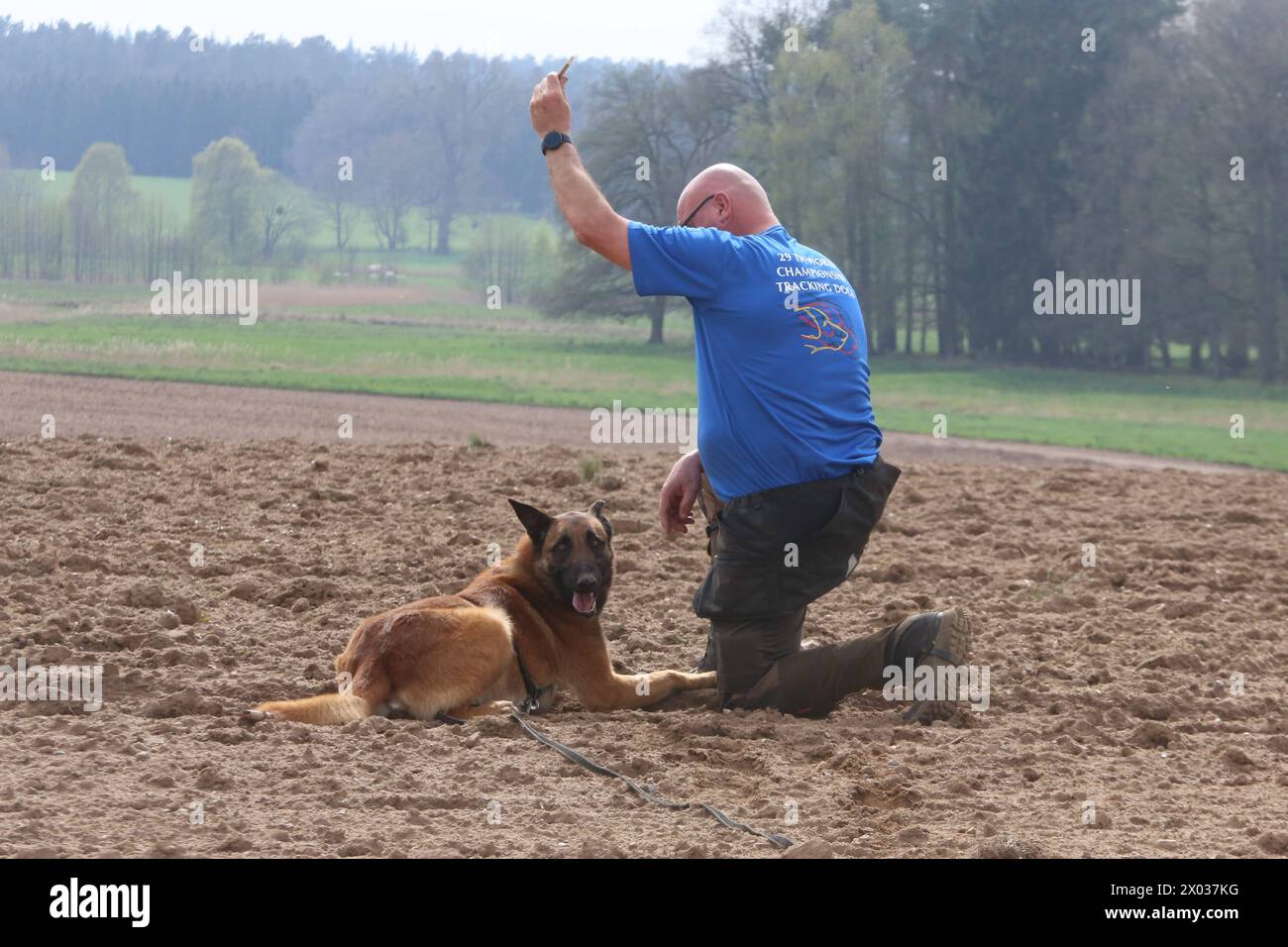 Torsten Wenzel 57 Mitglied im Hundesportverein Güstrow e.V. trainiert am Dienstag 09.04.2024 in ...