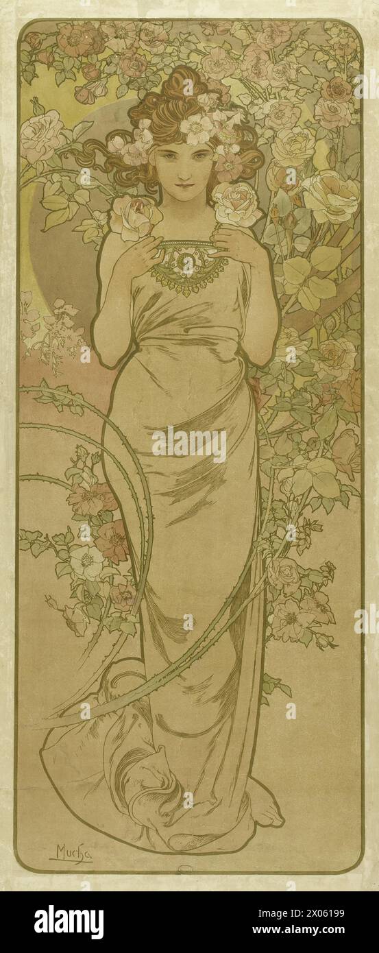 Alphonse mucha art nouveau immagini e fotografie stock ad alta ...