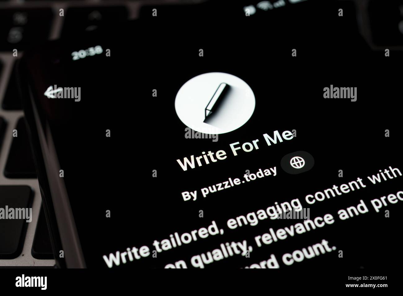 WRITE FOR ME personalizzato GPT visualizzato nel GPT Store sullo ...