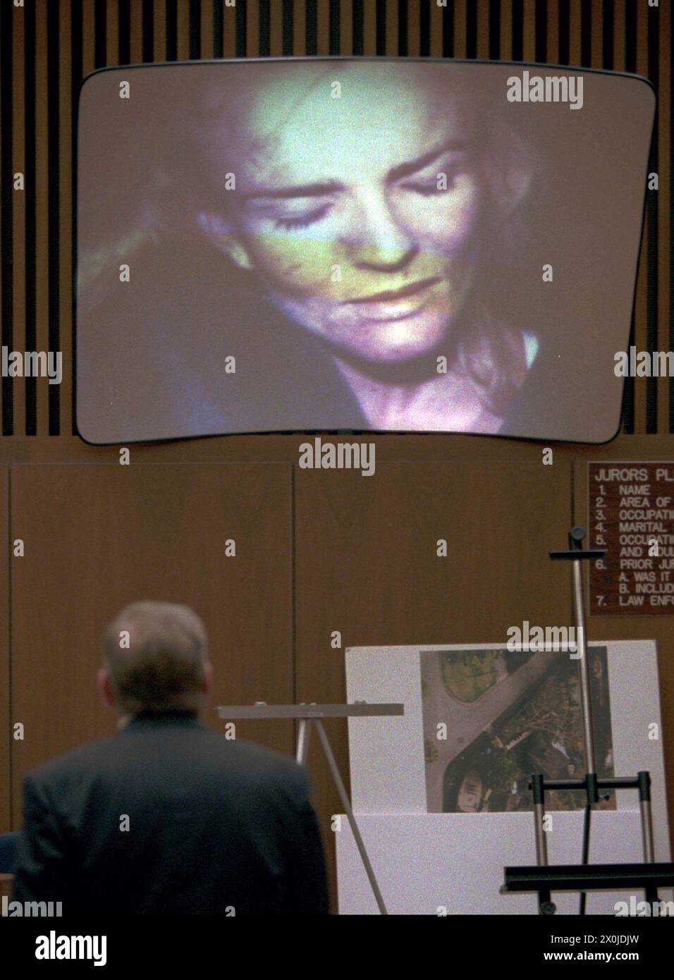 FILE - This Jan. 31, 1995, file photo shows the projected image of a ...