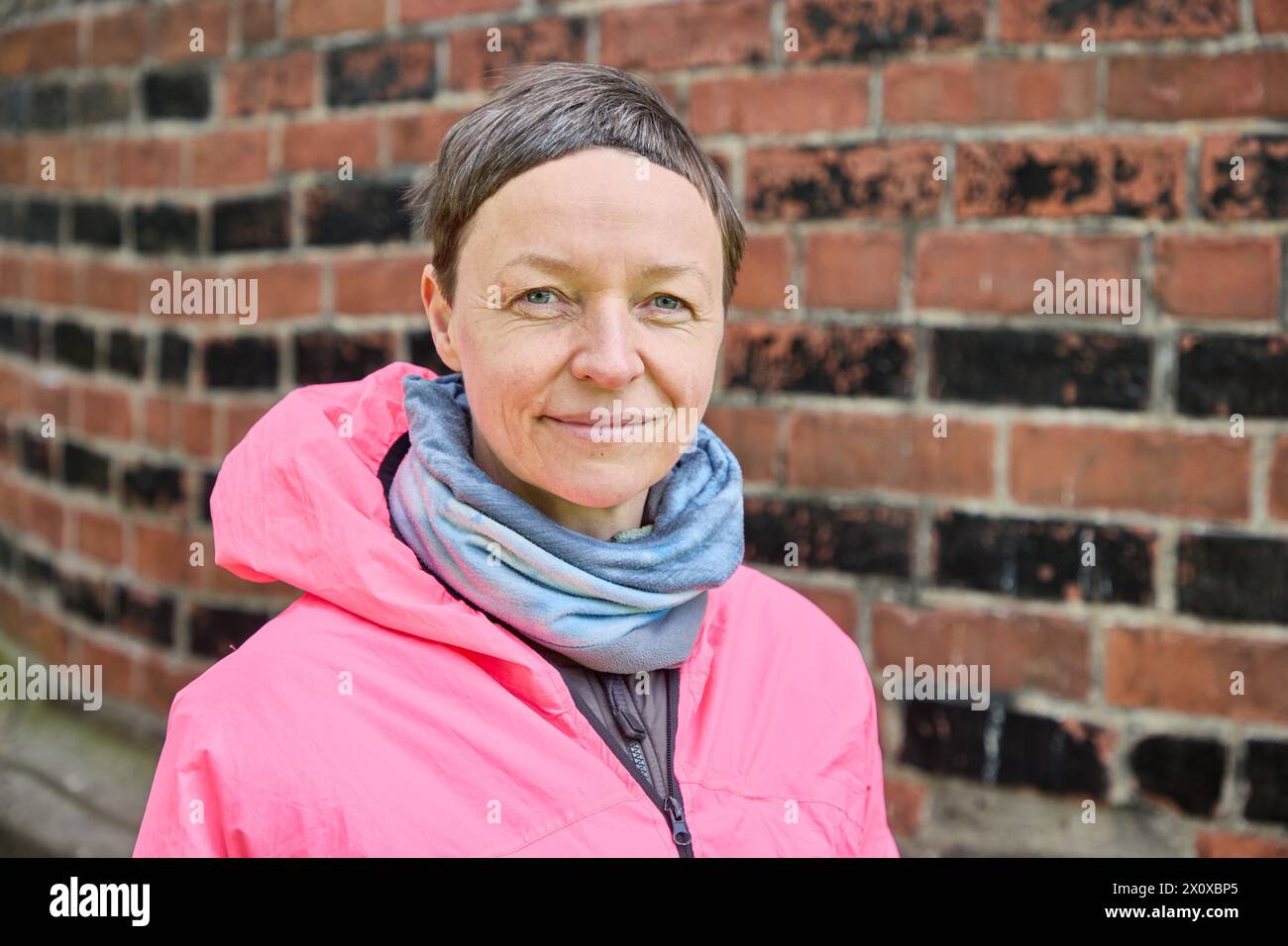 14 aprile 2024, Schleswig-Holstein, Lübeck: Stephanie Lüning, artista ...