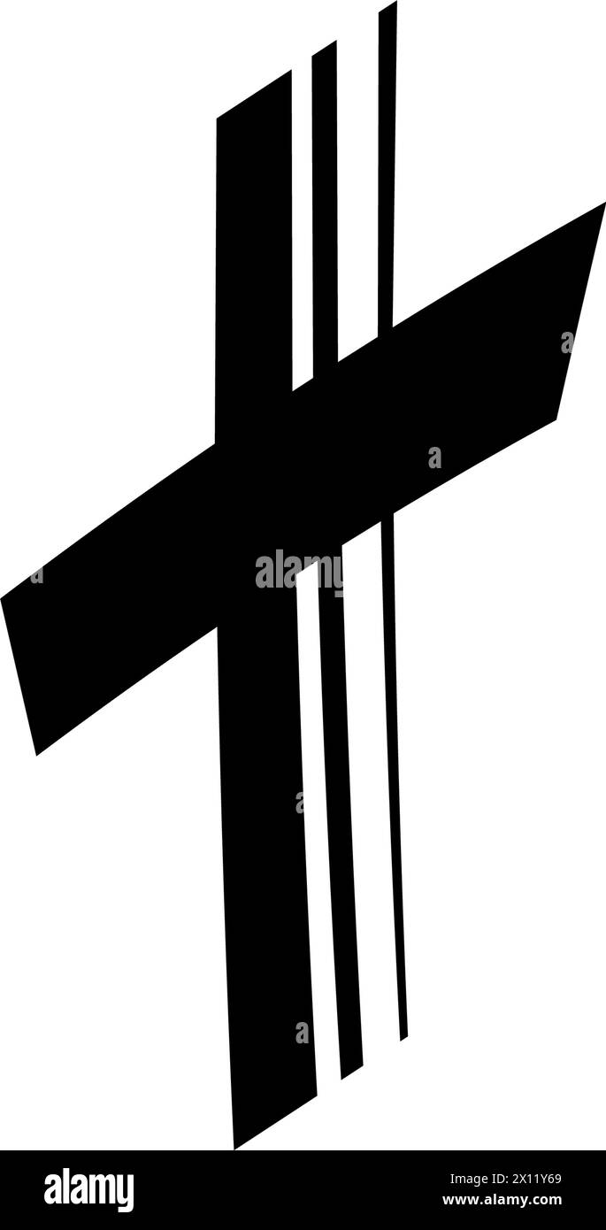 Croce nera Immagini Vettoriali Stock - Alamy