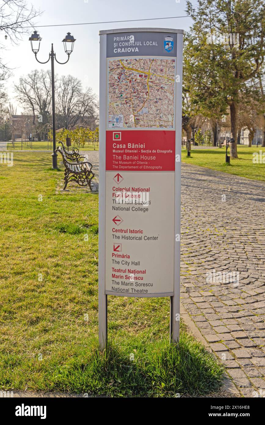 Mappa turistica della romania immagini e fotografie stock ad alta ...