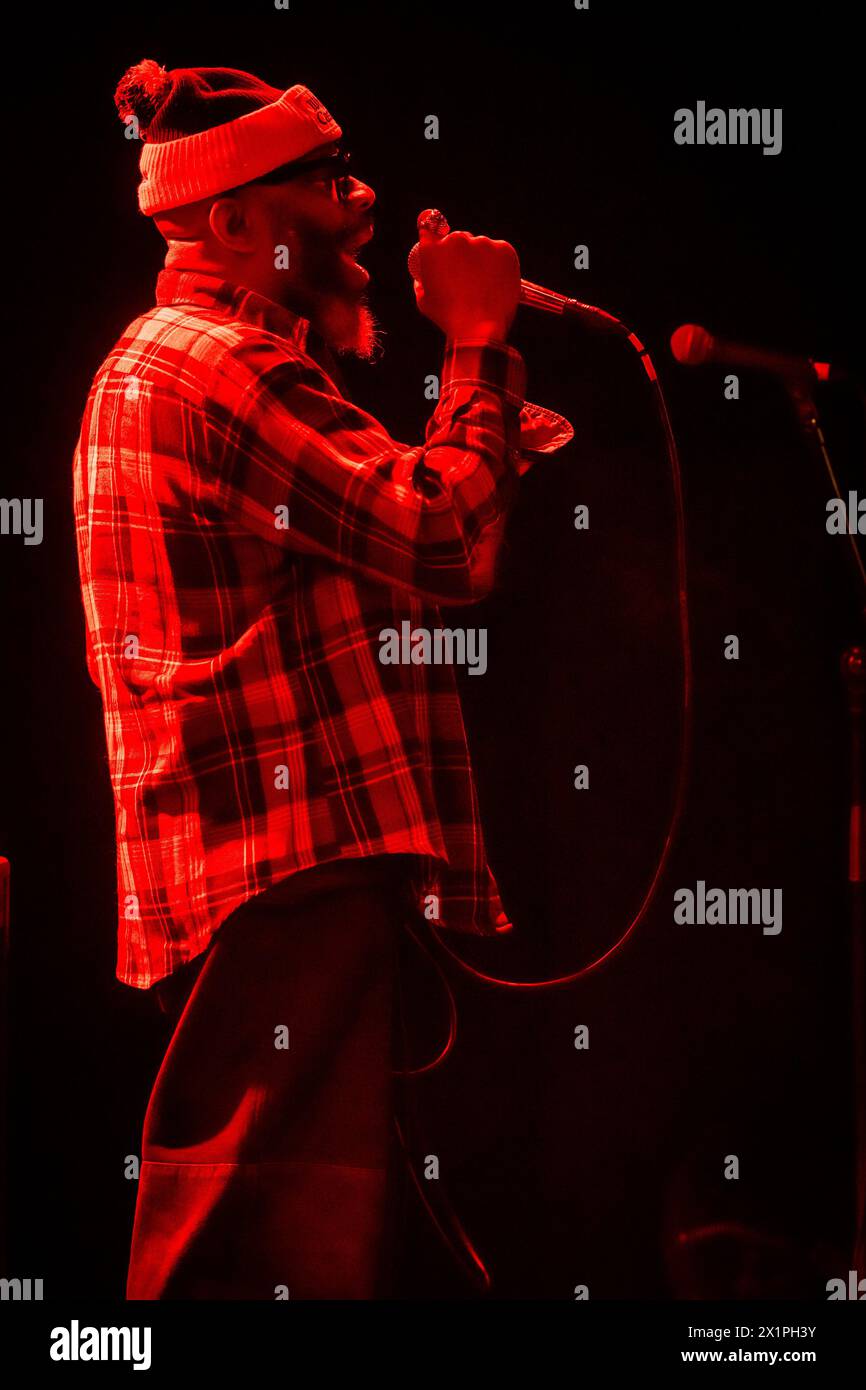 Edimburgo, Scozia. Mer 17 aprile 2024. Il rapper americano Robert ...