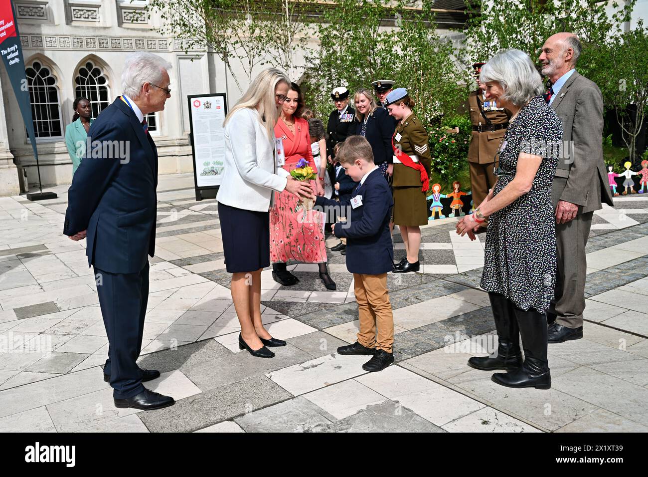 Londra, Regno Unito. 18 aprile 2024. Elisabeth Mainelli - Lady Mayoress ...