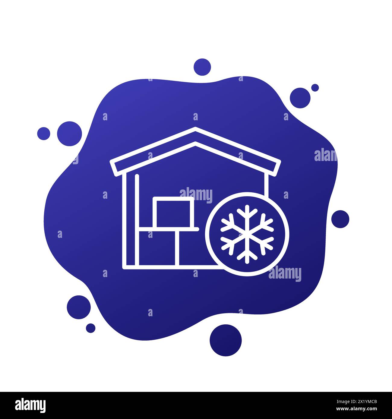 Cold storage warehouse Immagini Vettoriali Stock - Alamy