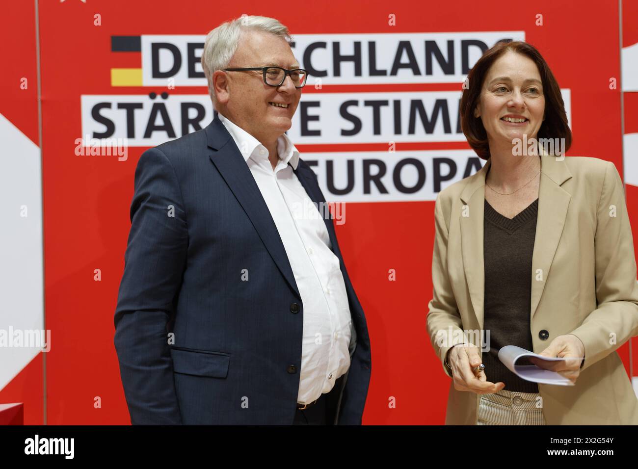 SPD Pressekonferenz mit Katarina Barley und Nicolas Schmit zur ...