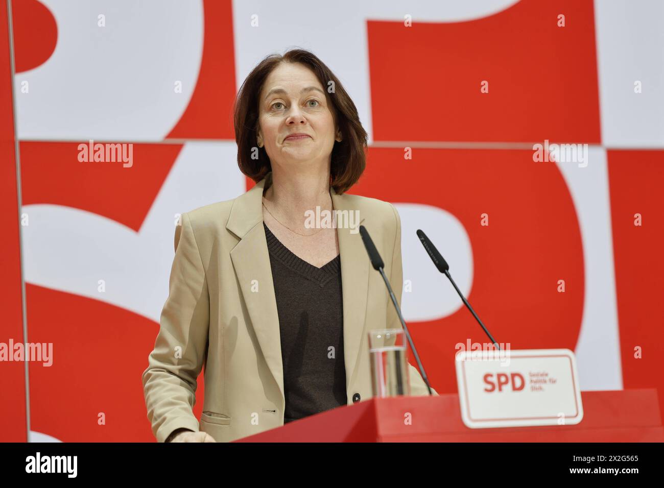 SPD Pressekonferenz mit Katarina Barley und Nicolas Schmit zur ...