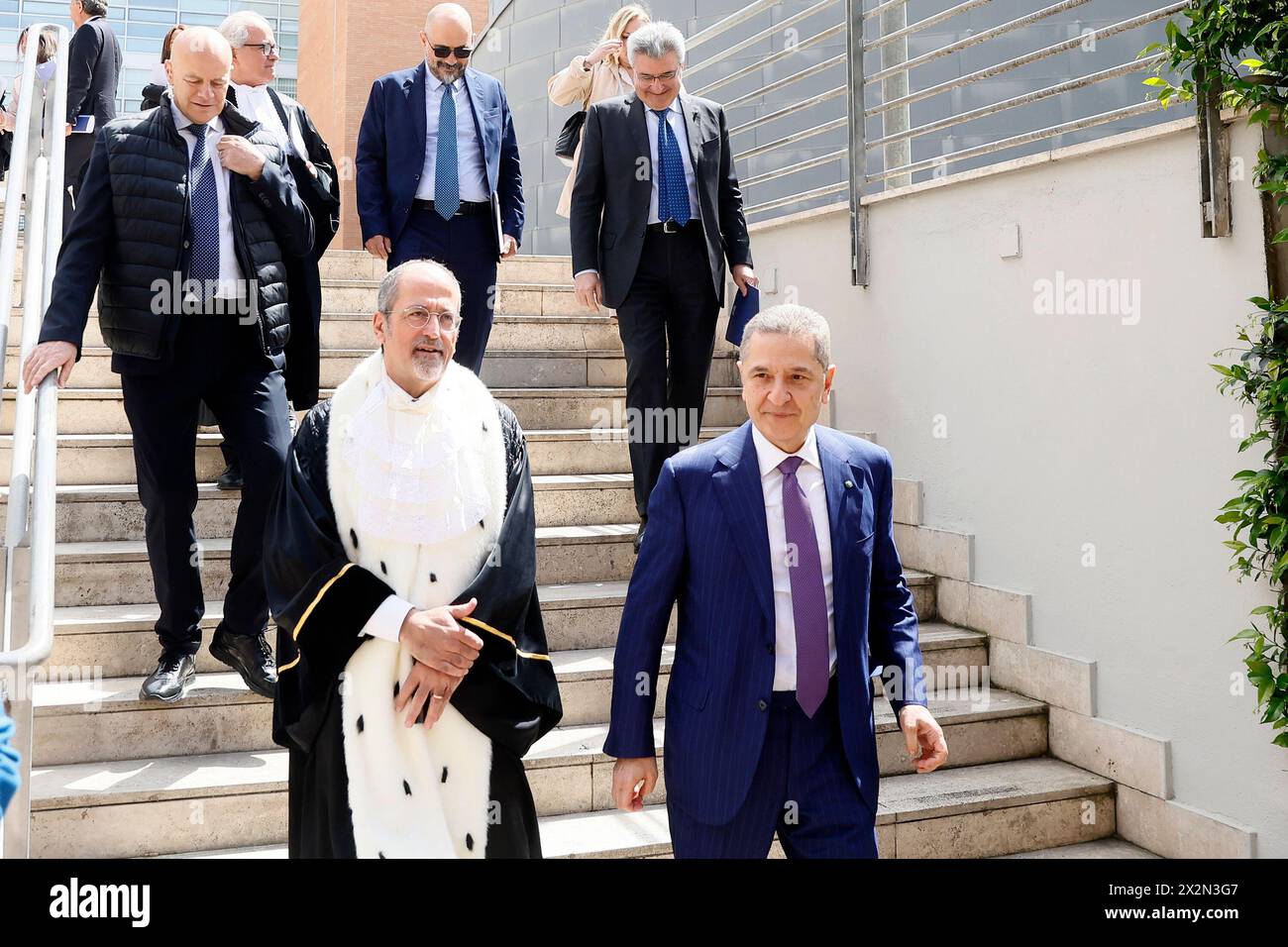 Roma, Italia. 23 aprile 2024. Fabio Panetta, Governatore della Banca d ...
