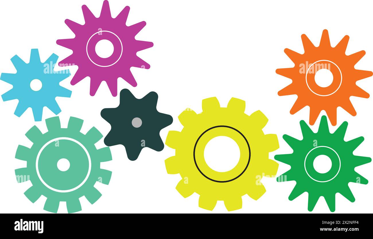 Ingranaggio del ciclo Immagini Vettoriali Stock - Alamy