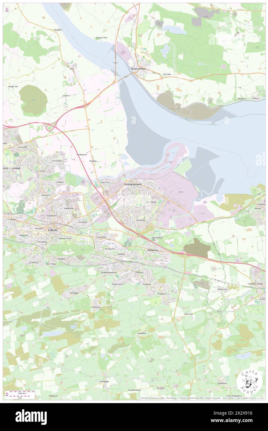 Mappa di grangemouth immagini e fotografie stock ad alta risoluzione ...