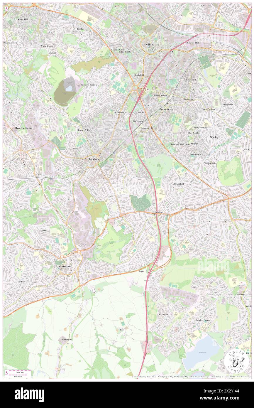 Hurst Green, Dudley, GB, Regno Unito, Inghilterra, N 52 28' 4'', S 2 1 ...